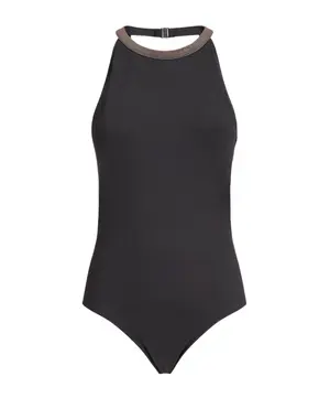 Brunello Cucinelli Monili Halterneck Swimsuit - No