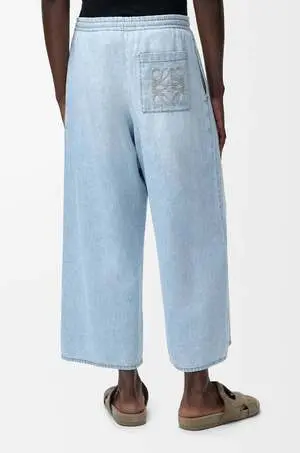 Loewe Relaxed Fit Drawstring Denim Trousers