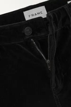 FRAME Velvet Flared Pants