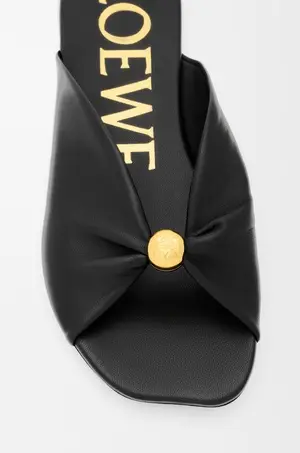 Loewe Nappa Lambskin Flat Sandals With Anagram Detail