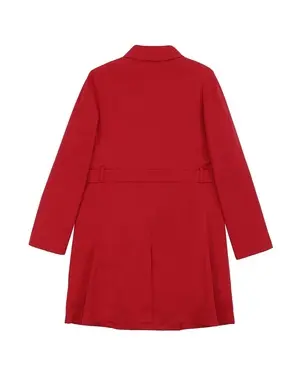 Max Mara Double-breasted Belted Coat - Red