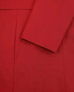 Max Mara Double-breasted Belted Coat - Red