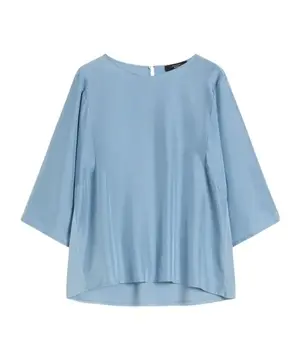 Max Mara Crew Neck 3/4 Sleeve Top