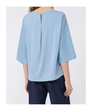 Max Mara Crew Neck 3/4 Sleeve Top