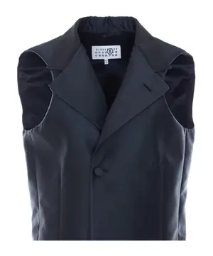 MAISON MARGIELA V-neck Waistcoat With Button Closure And Patch Pockets