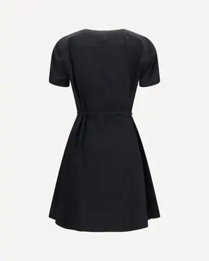 Loewe Belted Pocket Shirt Dress - Black
