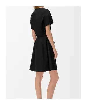 Loewe Belted Pocket Shirt Dress - Black