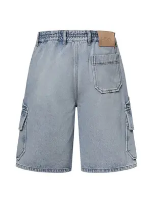 Loewe Denim Cargo Shorts - Blue