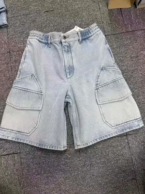 Loewe Denim Cargo Shorts - Blue