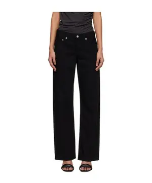 AGOLDE Low Rise Loose Jeans - Black