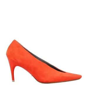 Balenciaga Asymmetric Heeled Pumps - Orange