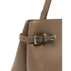 Brunello Cucinelli Pebble-leather Tote Bag - Brown
