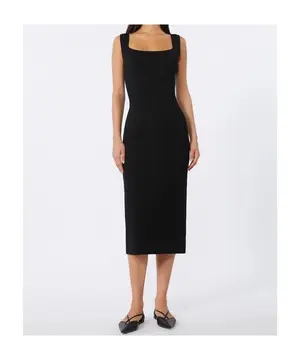 Max Mara Square Neck Dress