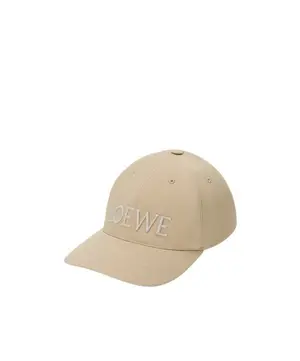 Loewe Logo Embroidered Baseball Cap - Light Brown