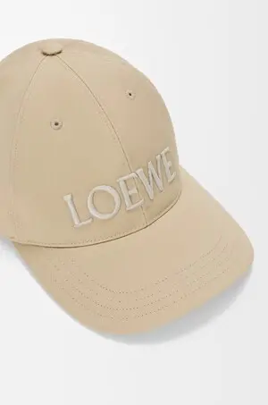 Loewe Logo Embroidered Baseball Cap - Light Brown