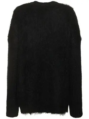 Junya Watanabe Wool Patchwork Oversized Knit Sweater