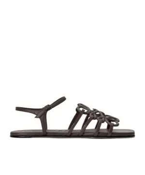 Loewe Petal Anagram Sandals - Black