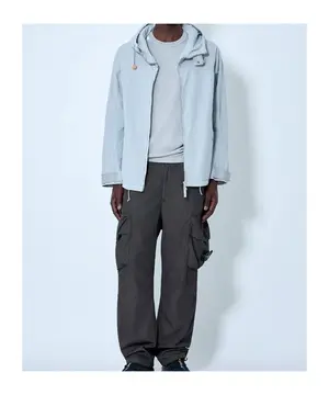 Stone Island Marina Drawstring Hooded Jacket - Blue