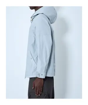 Stone Island Marina Drawstring Hooded Jacket - Blue