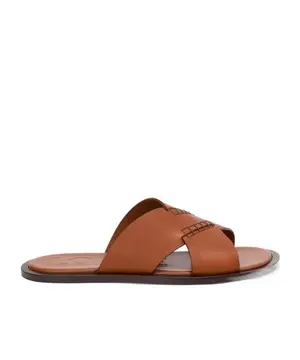Loewe Round Toe Slides Slipper