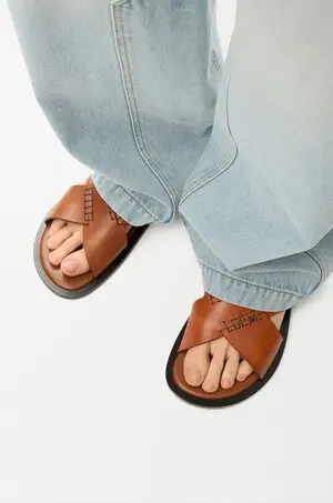 Loewe Criss-cross Flat Slides