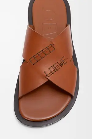 Loewe Criss-cross Flat Slides
