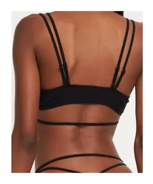 ANDREĀDAMO Ribbed Jersey Bra W/double Straps