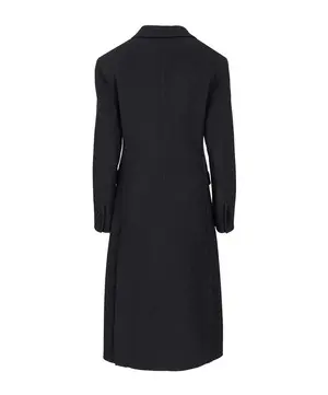 P.a.r.o.s.h Double-breasted Tailored Coat - Black