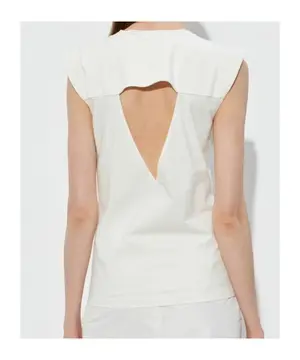 JIL SANDER Cutout Back Sleeveless Top