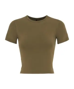 ENTIRE STUDIOS Micro Cropped T-shirt - Green
