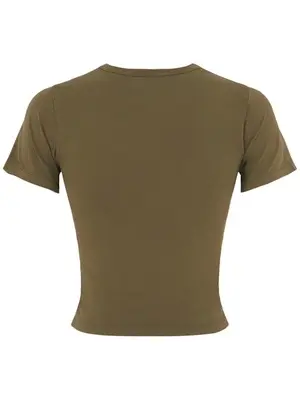 ENTIRE STUDIOS Micro Cropped T-shirt - Green
