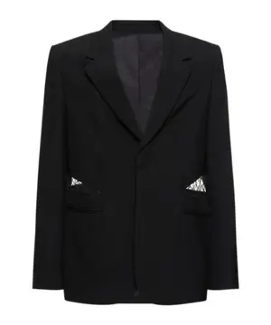 DION LEE Tailored Blazer With Embroidered Details