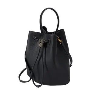 Burberry Small Tb Bucket Bag - Black