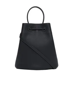 Burberry Small Tb Bucket Bag - Black