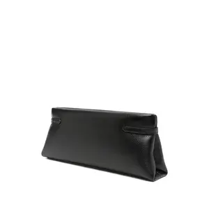 Brunello Cucinelli Leather Clutch Bag - Black