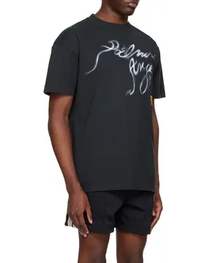 Palm Angels Logo Printed Crewneck T-shirt