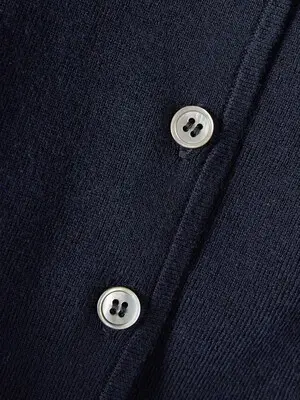 Arch4 Round Neck Long Sleeve Cardigan