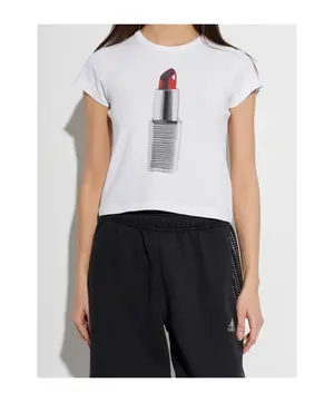 Alexander Wang Lipstick Print Crewneck T-shirt