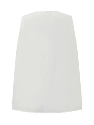 Marni Sleeveless Broderie Anglaise Top - White