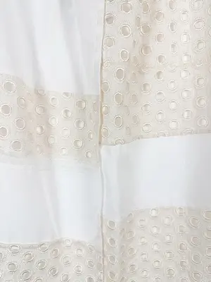 Marni Sleeveless Broderie Anglaise Top - White