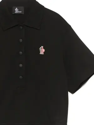 Moncler Short Sleeve Polo Shirt With Logo Detail