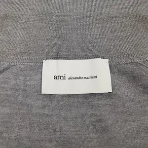 AMI Paris De Coeur Embroidered Cardigan