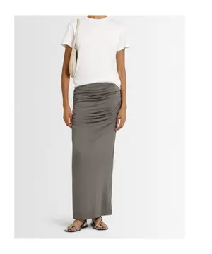 ENTIRE STUDIOS Surge Ruched Maxi Skirt