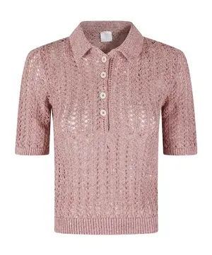 Eleventy Short-sleeved Knit Polo Shirt