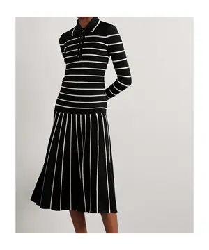 Zimmermann Striped Knitted Long Sleeve Top