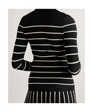 Zimmermann Striped Knitted Long Sleeve Top