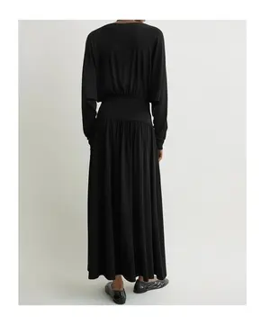 TOTEME Long-sleeved Boat Neck Dress With Pockets