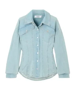 Sea Patchwork Denim Shirt
