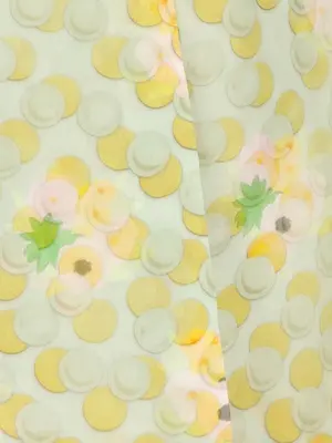 Fendi Floral Printed Midi Skirt - Green