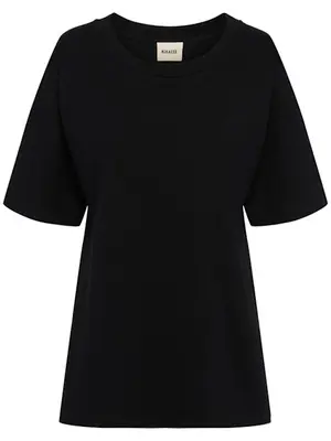 Khaite Allen Silk Top - Black